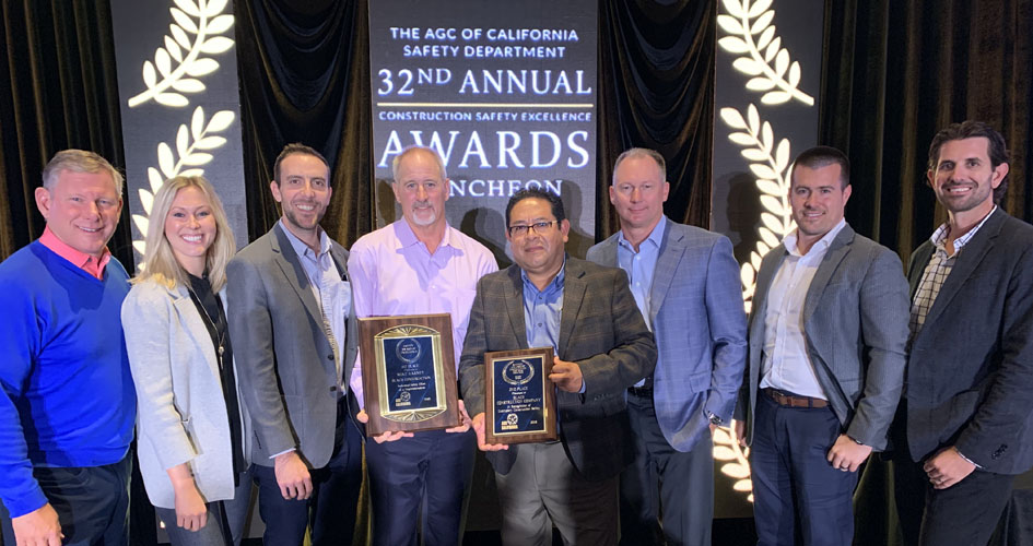 Another Banner Year for Blach at AGC CA Construction Safety Excellence ...
