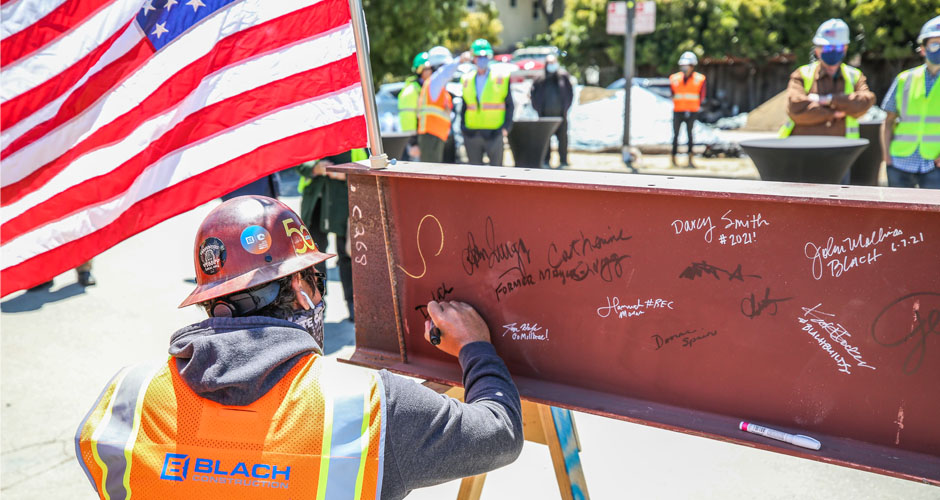Blach Construction Tops Out New Millbrae Recreation Center | Blach ...