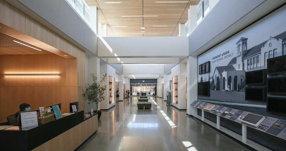 Inside School Building